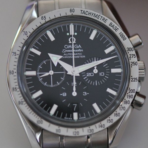 Omega Speedmaster Broad arrow automatic watch with chronograph ref ...