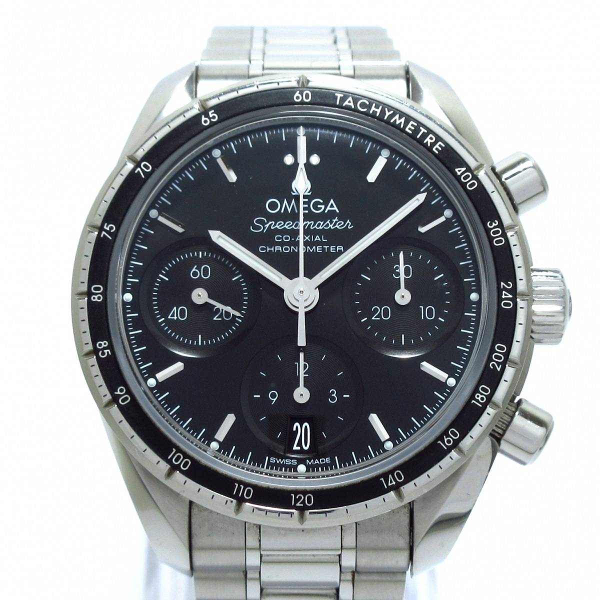 OMEGA Omega Speedmaster Men's Watch SS Chronograph Black Used | WatchCharts