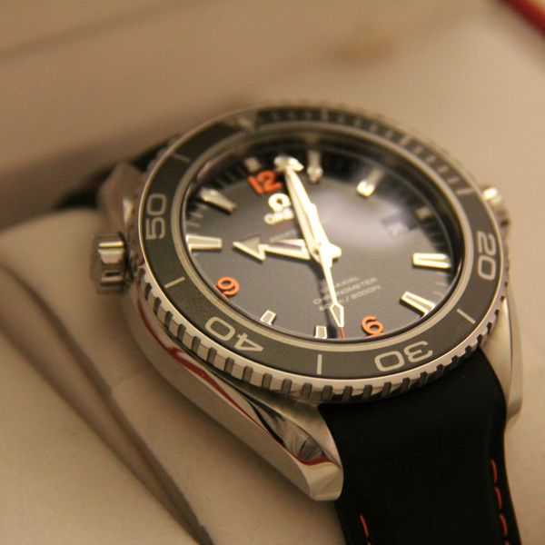 WTS OMEGA SEAMASTER PLANET OCEAN 600 M OMEGA CO-AXIAL 42 MM BLACK ...