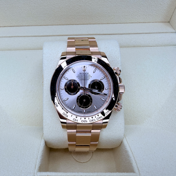 FSOT: 2025 Rolex Daytona 126505 Rose Gold Sundust Dial | WatchCharts