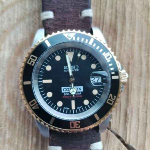 Submariner Seiko NH35 Automatic Stainless Mens Diver Watch 5517 Milsub ...