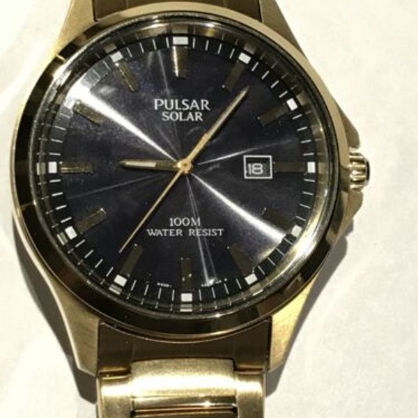Pulsar (by Seiko) SOLAR Watch AS32-X001 Quartz Men's Watch W/Date Works ...
