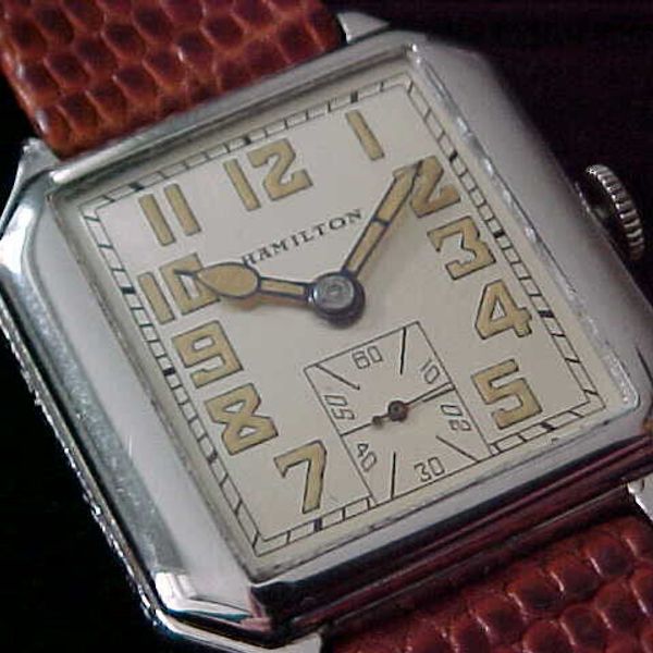 Fantastic 1931 Hamilton Square B Plain Watch Restored In Outstanding ...