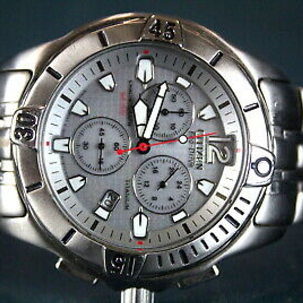 CITIZEN Titanium Chronograph Eco-Drive WATCH 480220 H500-S021260 HST ...