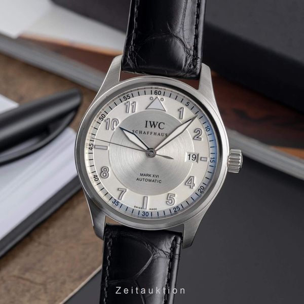 IWC Mark XVI Spitfire Stainless Steel Automatic Men's Watch Ref ...