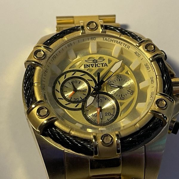 Invicta 25515 Bolt Trinite - Blue Night Glow | WatchCharts Marketplace