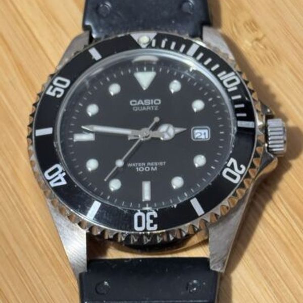 CASIO Divers Watch MTD-1010 (1346) Black Dial | WatchCharts Marketplace