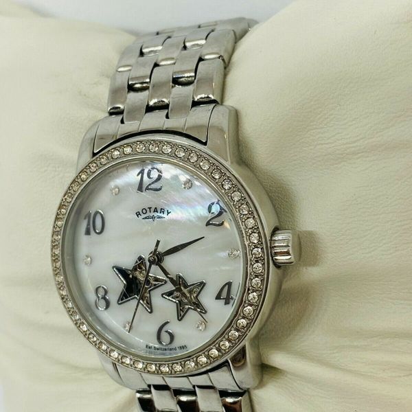 Rotary Ladies Automatic LB03735/07 Stainless Steel Watch Silver ...