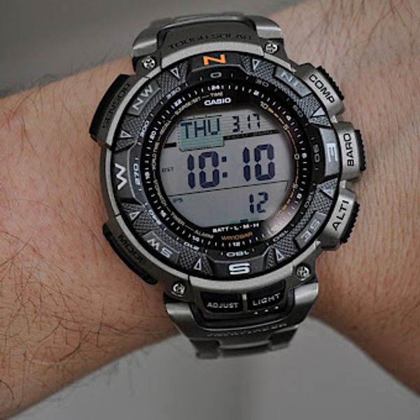 ***SOLD*** Casio Pathfinder Triple Sensor Solar Watch PAG240T-7 | WatchCharts Marketplace