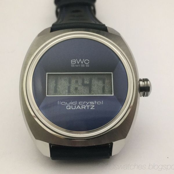 Extremely rare 70s Retro Super Funky BWC LCD watch New Old Stock ...