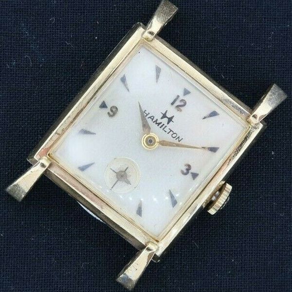 Vintage 770 Hamilton 22 Jewel Manual Wind Men's Wristwatch 10k Gold ...