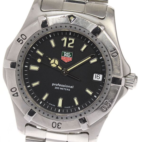 [TAG HEUER] TAG Heuer Professional 200M WK1110 Quartz Men [Used] | WatchCharts Marketplace