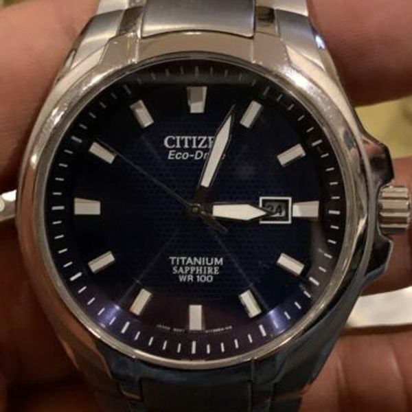 Citizen Eco-Drive Sapphire WR100 Watch E111-S070856 [USED] | WatchCharts