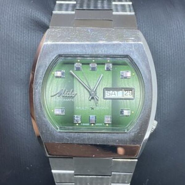 Vintage Mido Multi-Star Automatic Day/Date Watch Good Condition ...