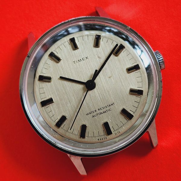 Timex Automatic Watch Movement Vintage 460503172 Dial Hands For Repair ...