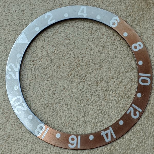 FS: Vintage Rolex GMT 1675 Gilt Era Fat Font Faded Baby Blue/Orange ...