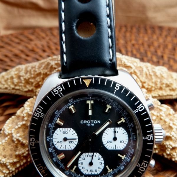 FS: SUPER COOL XL VINTAGE CROTON 3-Register Diver?s Chronograph ...