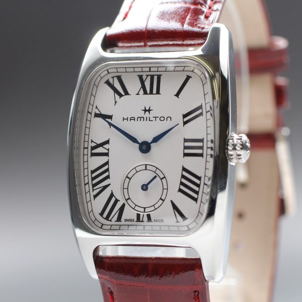 HAMILTON Bolton H134210 Roman Dial Small Second Quartz Men's Swiss Made ...