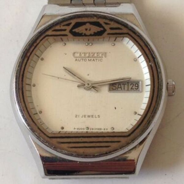 Vintage Citizen Day Date 21 jewels automatic 71-2175 Men's Watch. | WatchCharts Marketplace