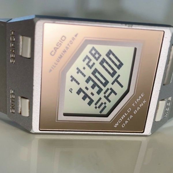 VINTAGE CASIO FS-00 FILM WATCH DIGITAL DATABANK - NEW BATTERY - PELA ...