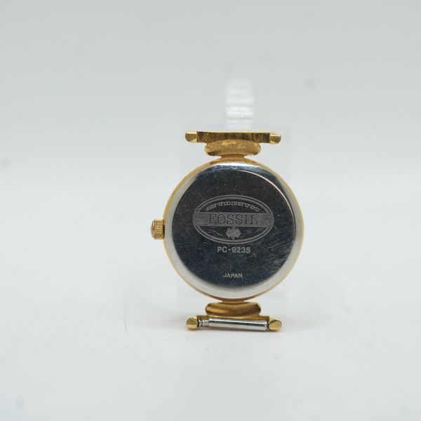 Vintage Fossil Ladies Watch PC-9235 Moon Phase w/ MOP Dial - Needs ...