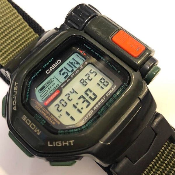 Casio TSR-110 Digital Thermo Scanner Triple Sensor 47mm Working 1990s ...