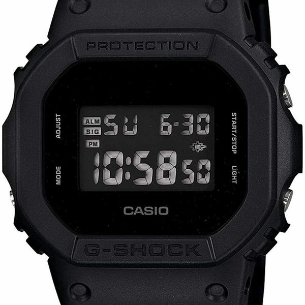 New Casio G-Shock DW5600BB-1 Matte Black Digital Watch | WatchCharts