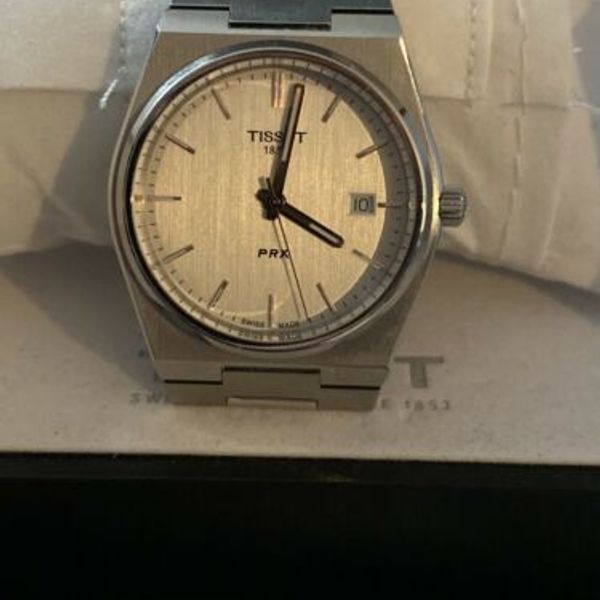 Tissot PRX quartz grey dial | WatchCharts Marketplace