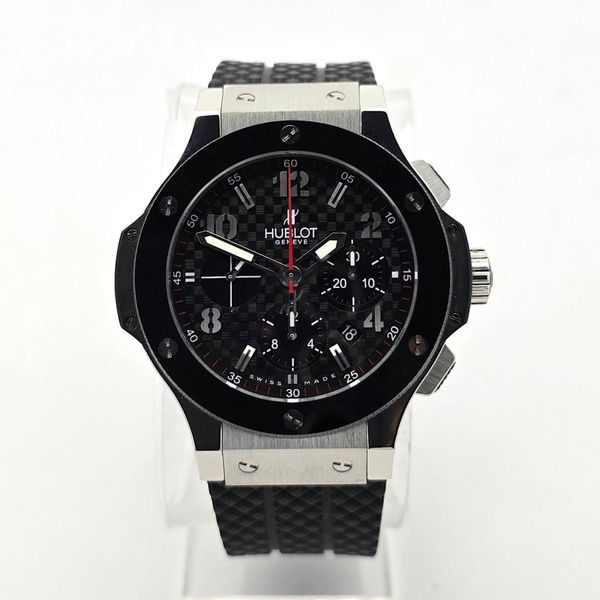 HUBLOT BIG BANG CHRONOGRAPH 44mm 301.SB.131.RX COMPLETE SET EXCELLENT ...