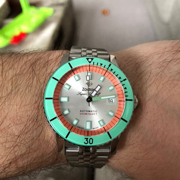 Zodiac ZO9269 Super Sea Wolf Watermelon Candy | WatchCharts