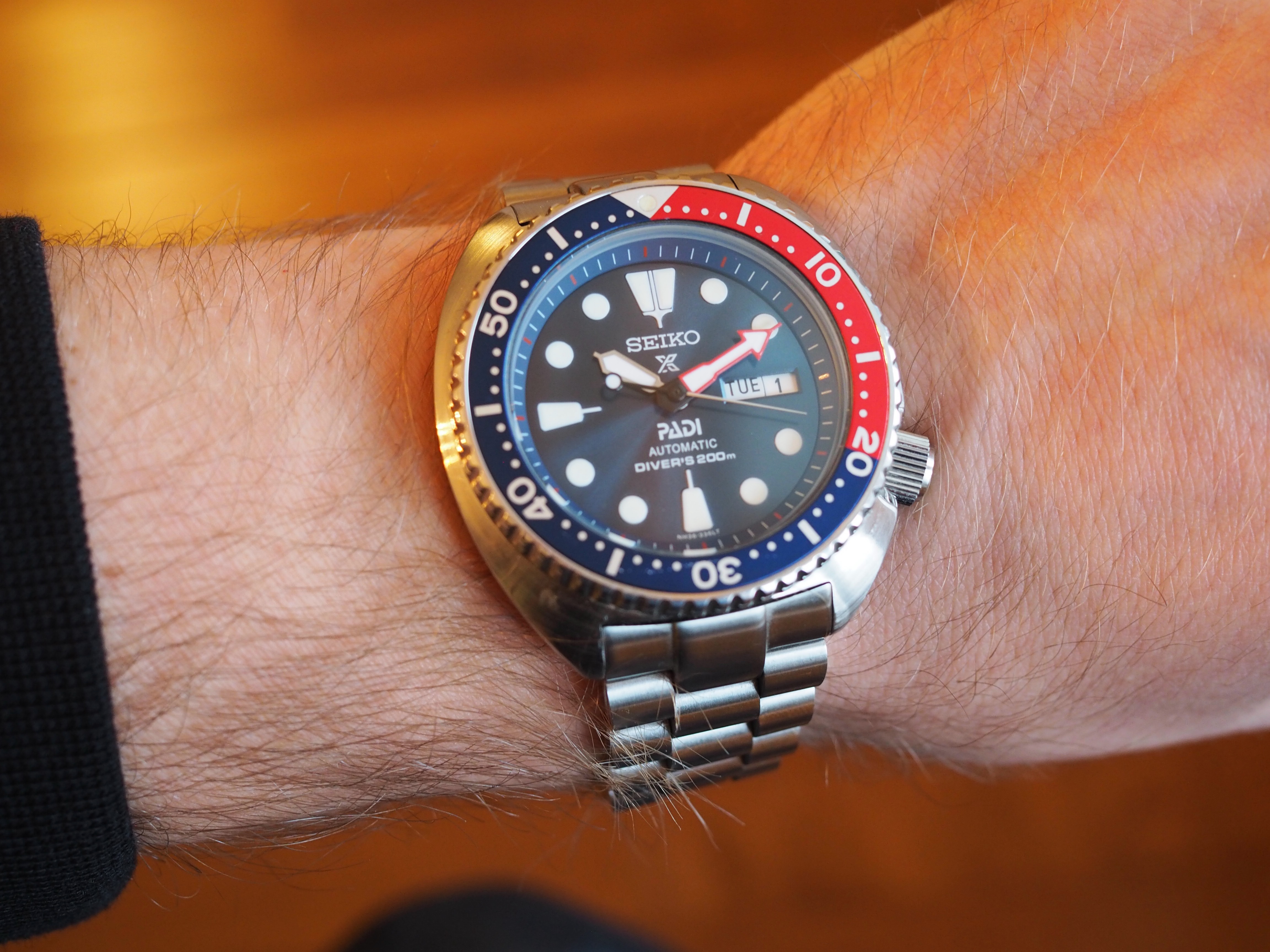 [WTS] Seiko SRPA21 Pepsi Turtle w/ Strapcode Endmill | WatchCharts