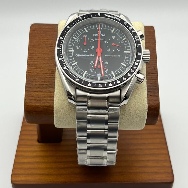 (RESERVED) 50TH Omega x Swatch MoonSwatch LAVA STAINLESS STEEL METAL ...