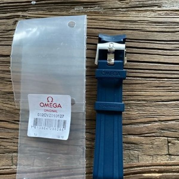 Omega seamaster blue rubber strap | WatchCharts