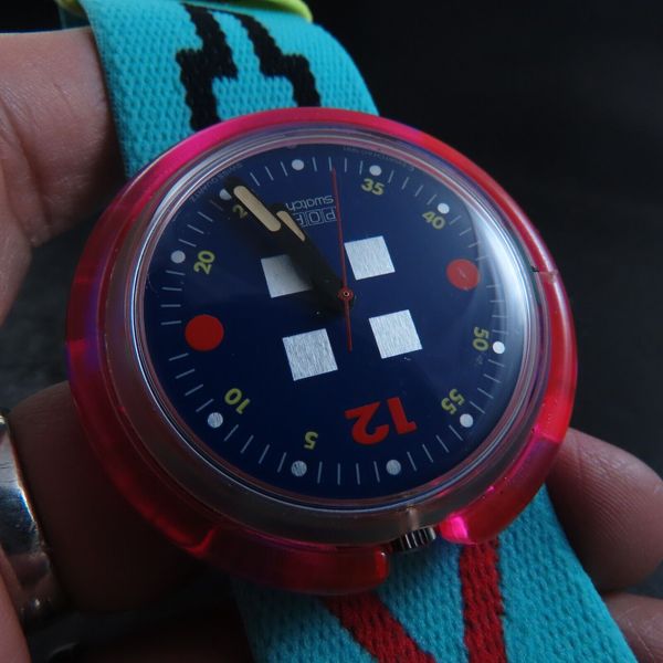 New Old Stock Swiss Made Swatch POP Special Dial Quartz Men Watch ...
