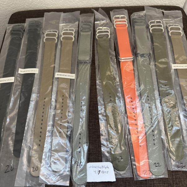 [WTS/WTT] [repost] Maratac Zulu Good Quality Assorted NATO Straps in ...