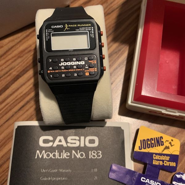 CASIO J-100 Jogging Watch New With Case , Box And Booklet And Tag | WatchCharts Marketplace