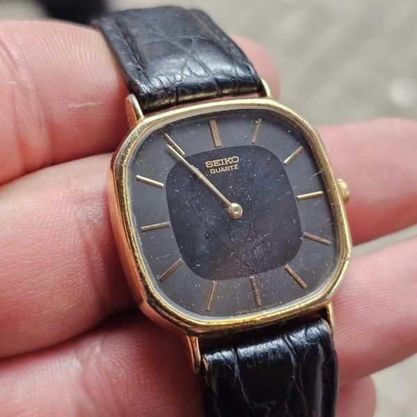 SEIKO OCTAGON TANK MODEL 6430 RARE BLACK DIAL | WatchCharts Marketplace