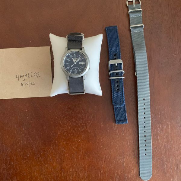 [WTS] Seiko SNK807 w/3 straps - $70 | WatchCharts Marketplace