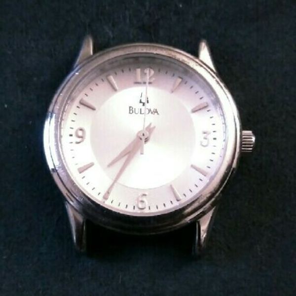 Vintage Unisex Watch Bulova Tuning Fork quartz stainless 96T58 C899236 ...