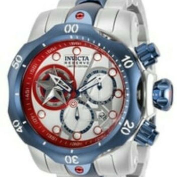 Invicta Reserve Limited Edition Marvel Captian America Venom Bracelet ...
