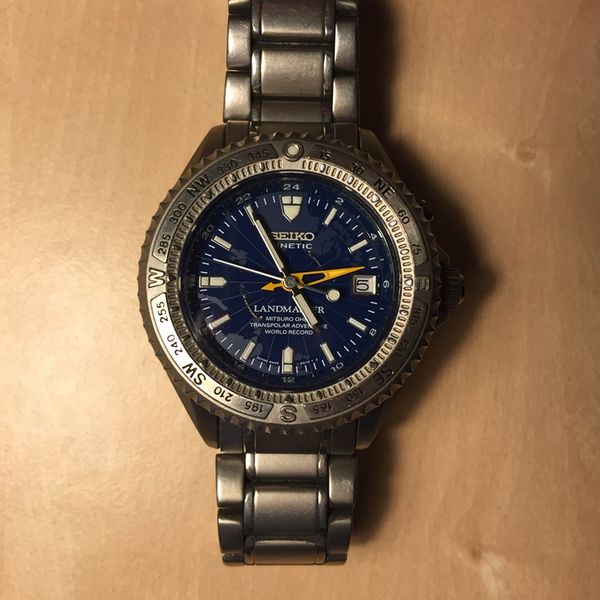 FS: Rare SEIKO Landmaster SBCW009 Transpolar Mitsuro Ohba (Blue Dial ...