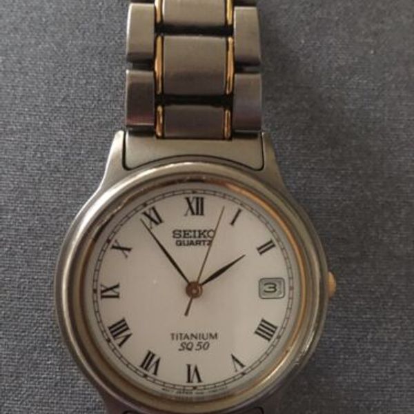 Men's Titanium Seiko Watch | WatchCharts Marketplace