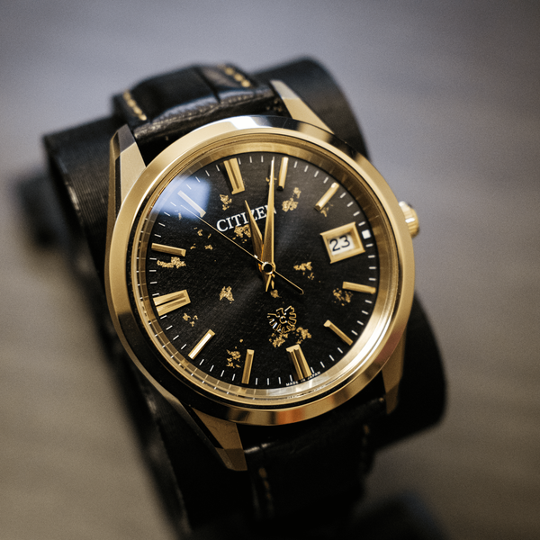 [WTS] The Citizen Chronomaster | Gold Leaf Flakes & Black Washi Dial ...