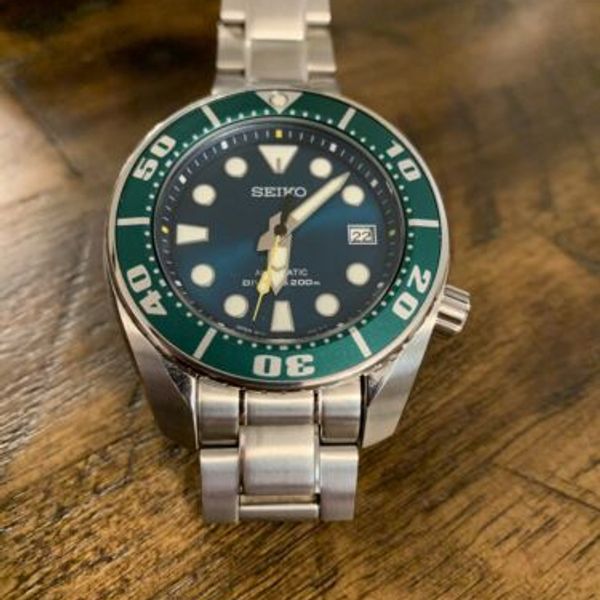 Seiko Prospex SZSC004 Watch Emerald Jade Sumo Diver MINT - Silver ...