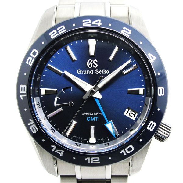 SEIKO Grand Seiko Spring Drive GMT SBGE255 9R66-0BB0 Blue Good Condition | WatchCharts Marketplace
