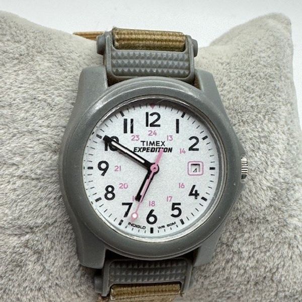 Vintage Ladies Timex Expedition Indiglo WR 50M Quartz Date Watch New ...