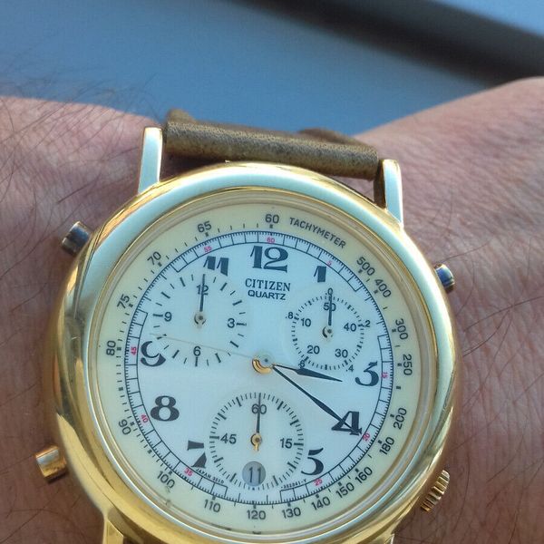 Citizen 3560-y54519 YP Chronograph Japan Vintage Collection Watch ...