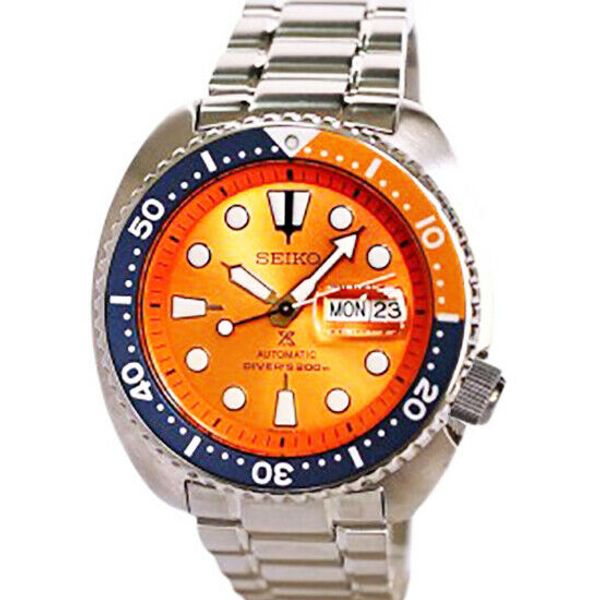 Seiko Prospex SRPC95 Limited Edition Orange Turtle Automatic Watch ...
