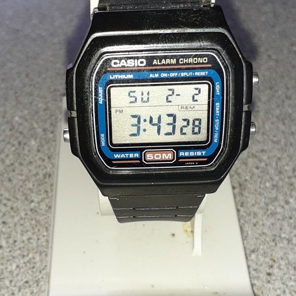 Mens Vintage Casio Lcd Watch Rare Japan Model W-71 | WatchCharts ...