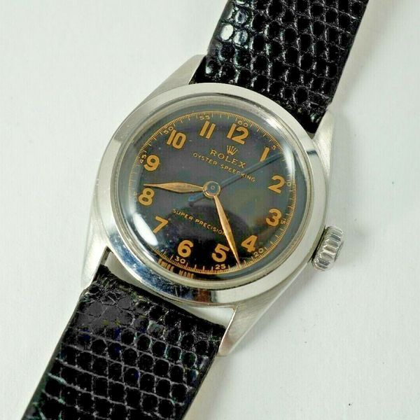 ROLEX 6056/5056 SPEEDKING OYSTER MECHANICAL WIND STAINLESS STEEL DATES ...